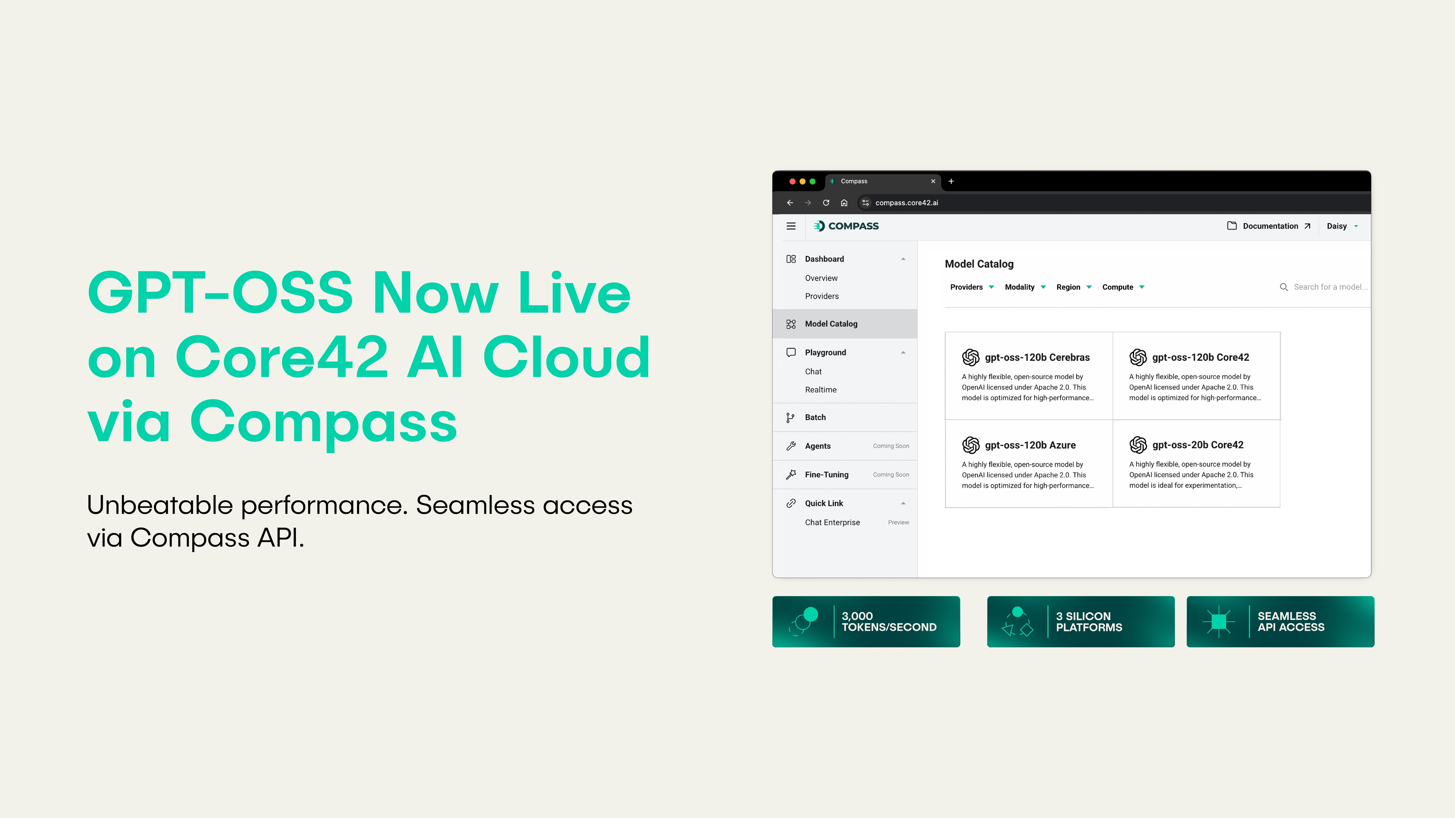G42 Launches OpenAI GPT-OSS Globally on Core42's AI Cloud